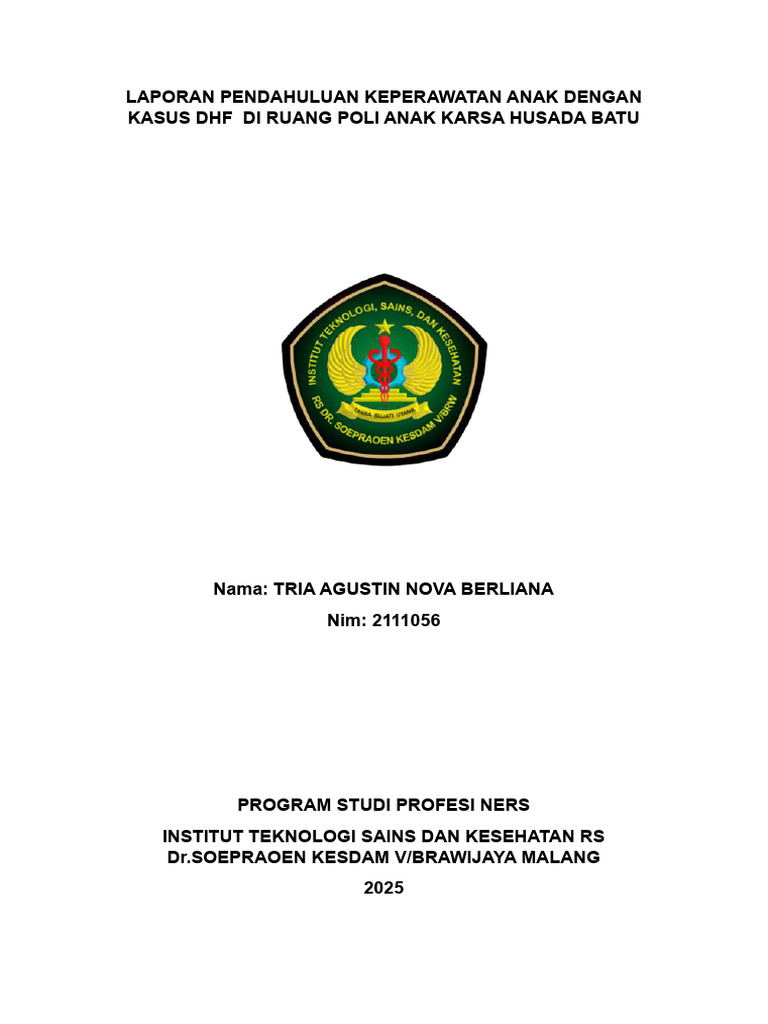 Asuhan Keperawatan Anak dengan DHF | PDF
