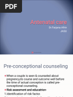 Antenatal Care Card Template | PDF | Gynaecology | Sexual Reproduction