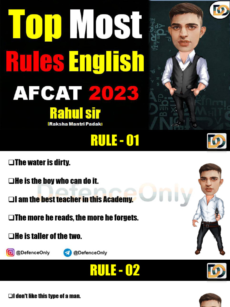 english rule | PDF