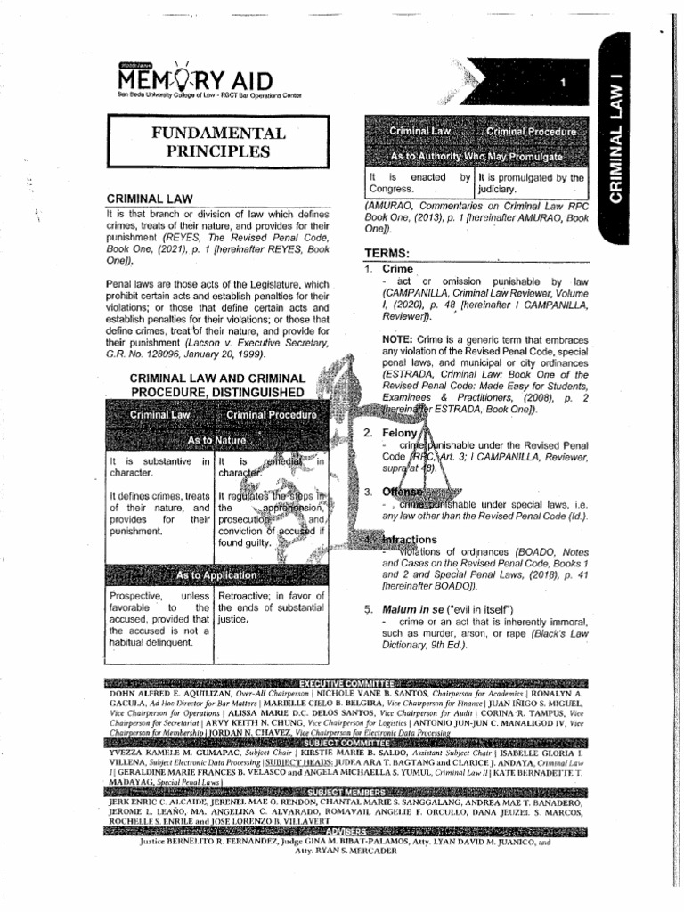 Art. 1-10 of The RPC | PDF | Crimes | Crime & Violence
