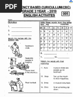Grade 3 English Activities | PDF