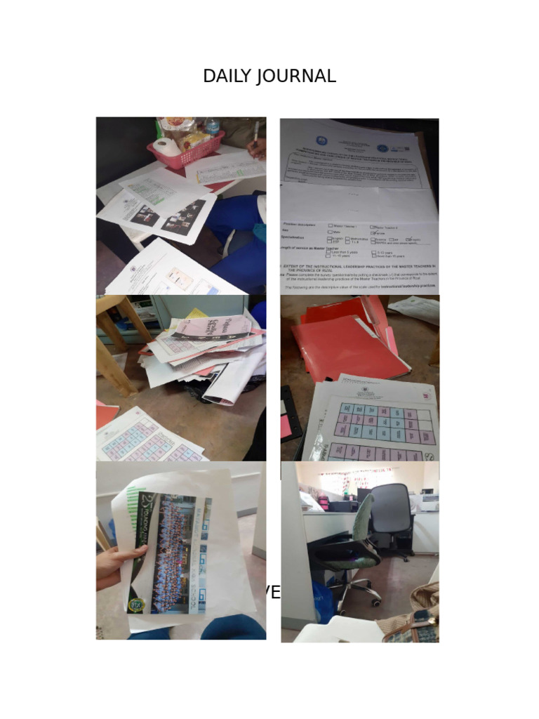 Work Immersion Daily Journal Insights | PDF