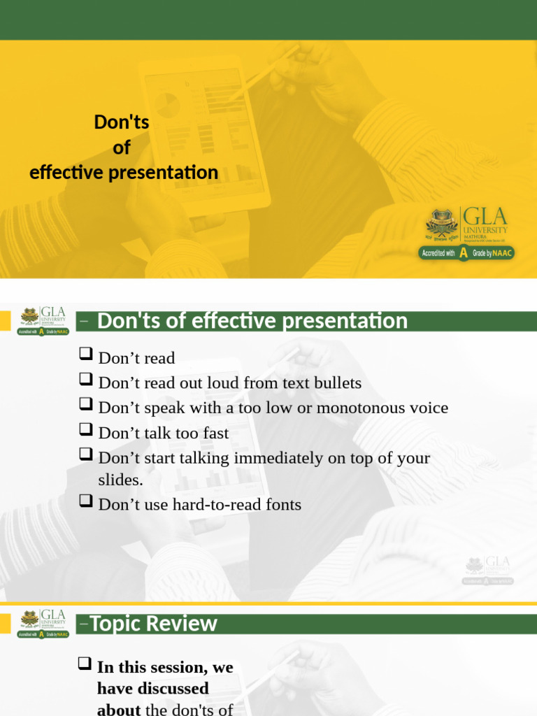 88.dont's of Presentation | PDF