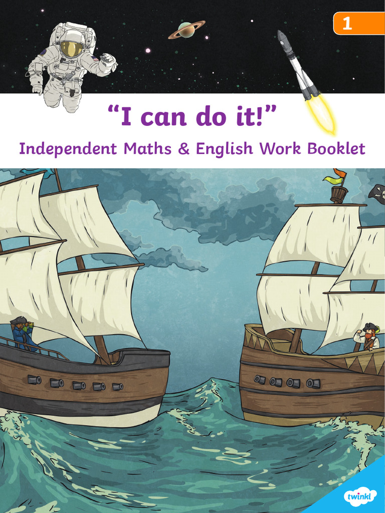 Pirate-Themed Maths & English Workbook | PDF | Outer Space