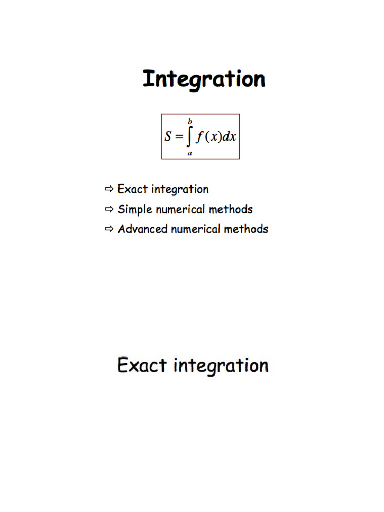 Integration | PDF