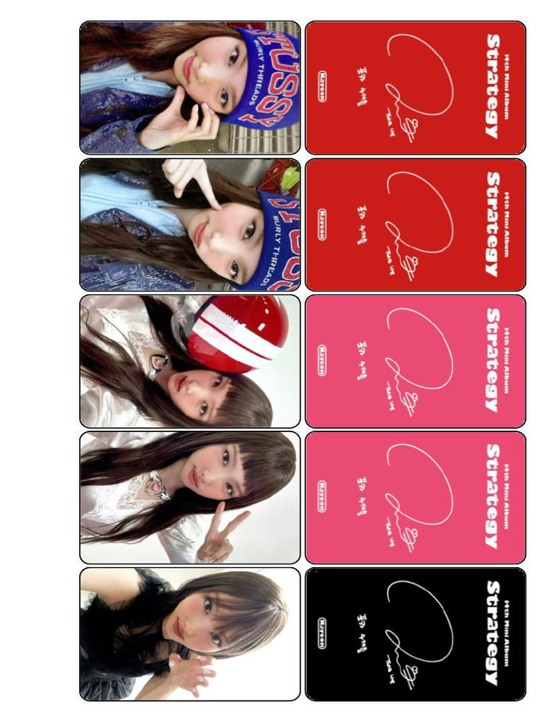 Nayeon Strategy Photocards! (Individual Ver - ) | PDF