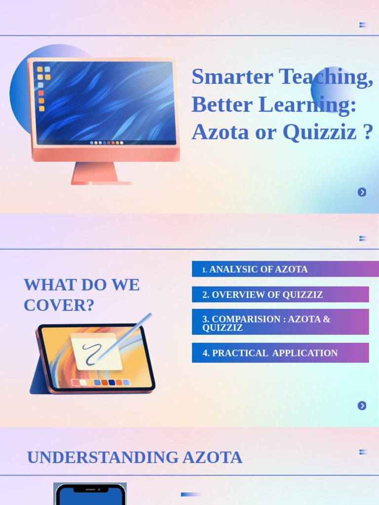 Azota and Quizziz | PDF | Usability | Computing