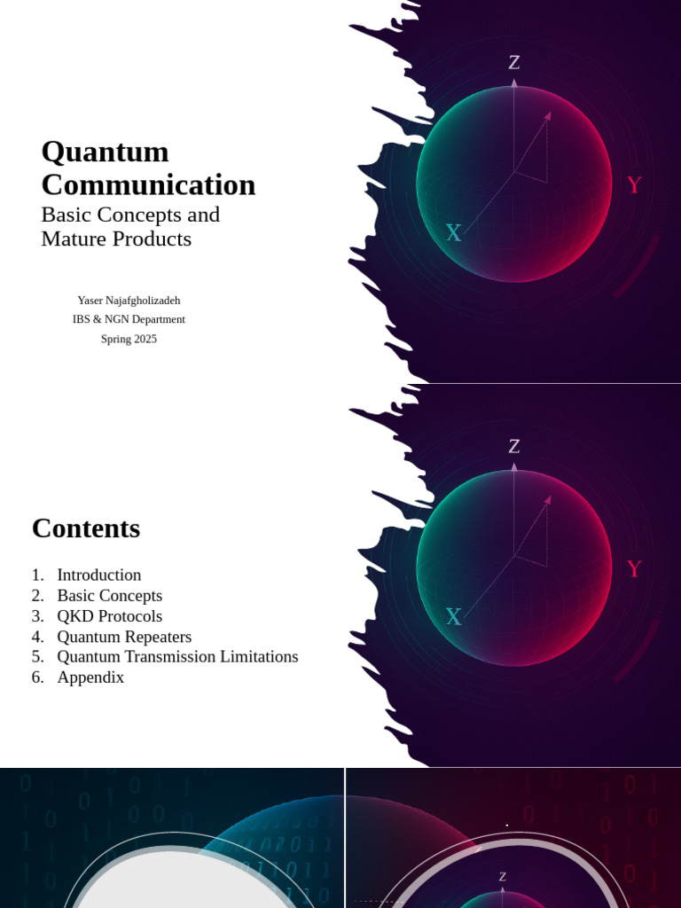 Quantum Communication Essentials and Products | PDF | Quantum ...