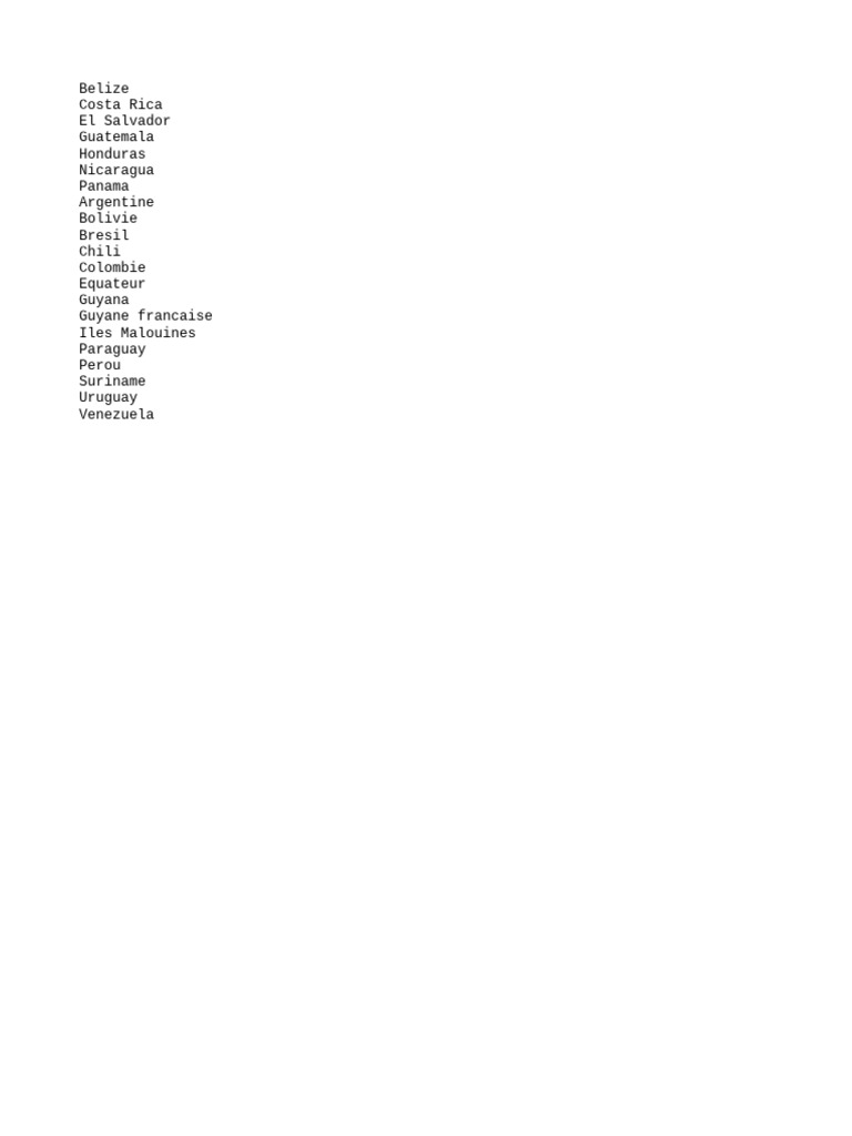 Liste Pay Same Rique Latin e | PDF