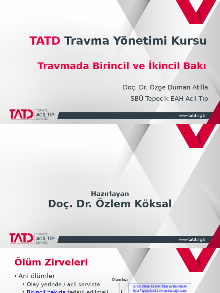01-Travmada Birincil Ve Ikincil Bakı-Revize Beyaz OK | PDF