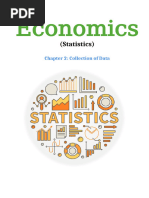 Class 11 Economics Chapter 2 Detailed Notes | PDF | Data | Questionnaire