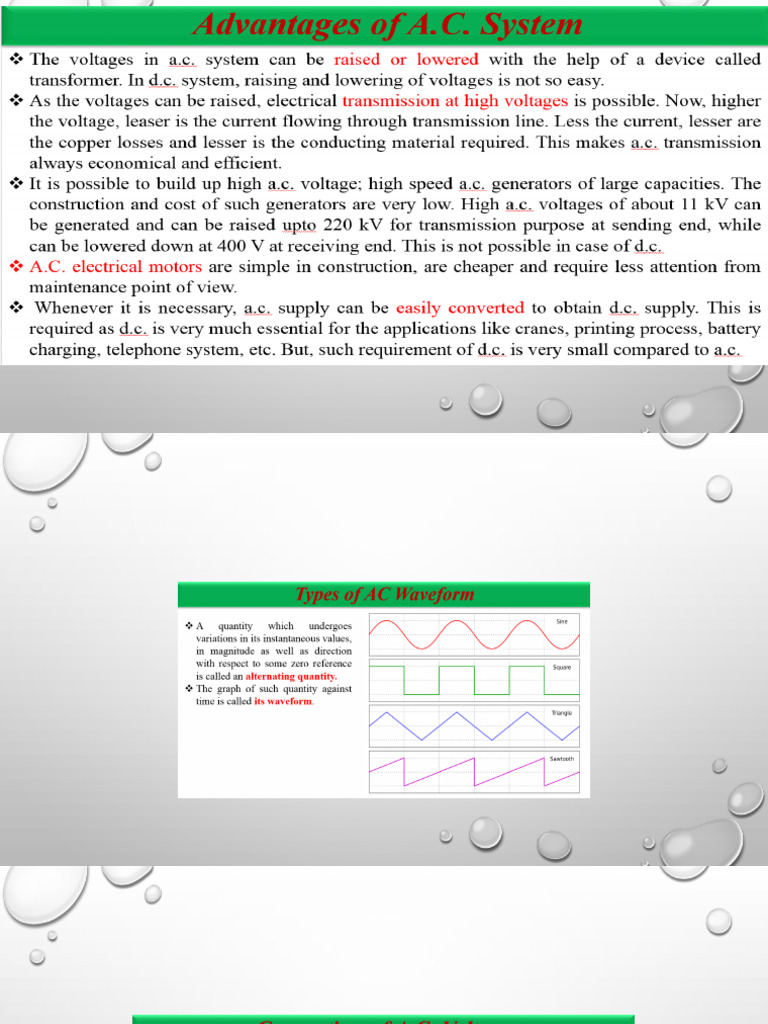 Ac Generation,Terms | PDF