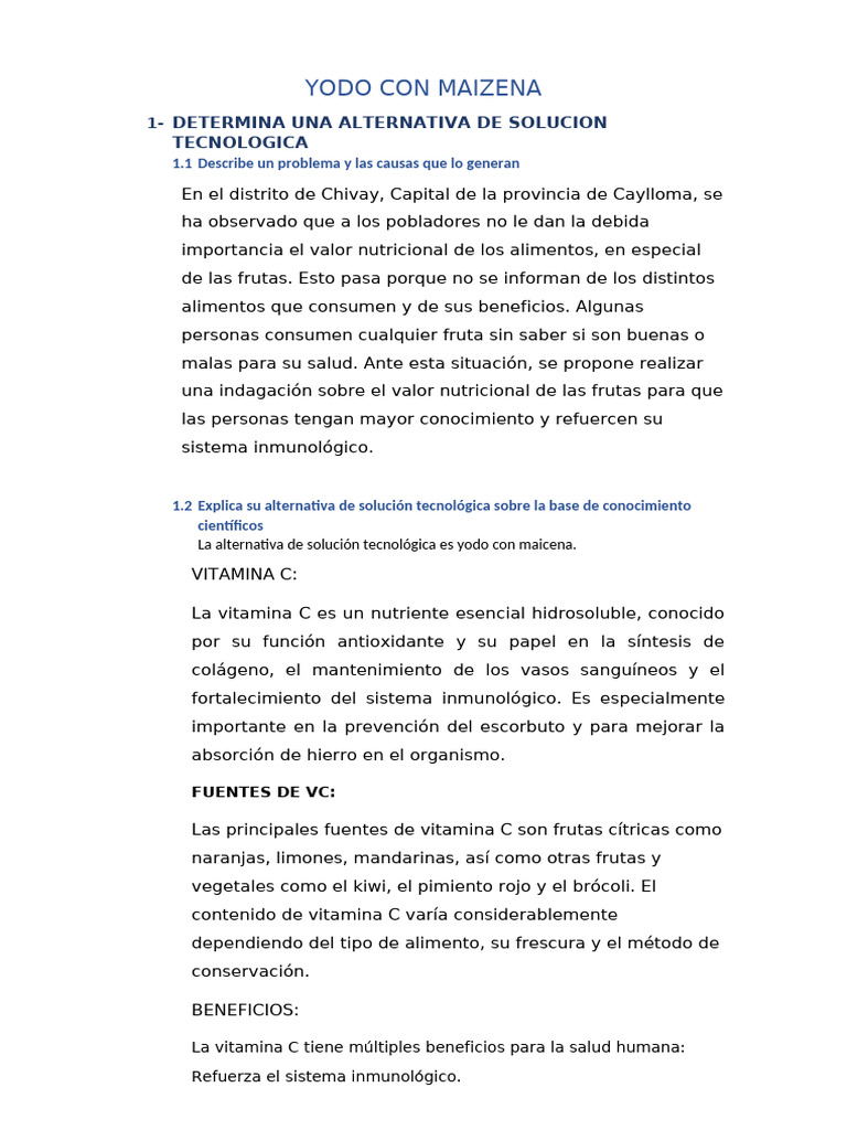 Yodox Milette | PDF | Vitamina C | Vitamina