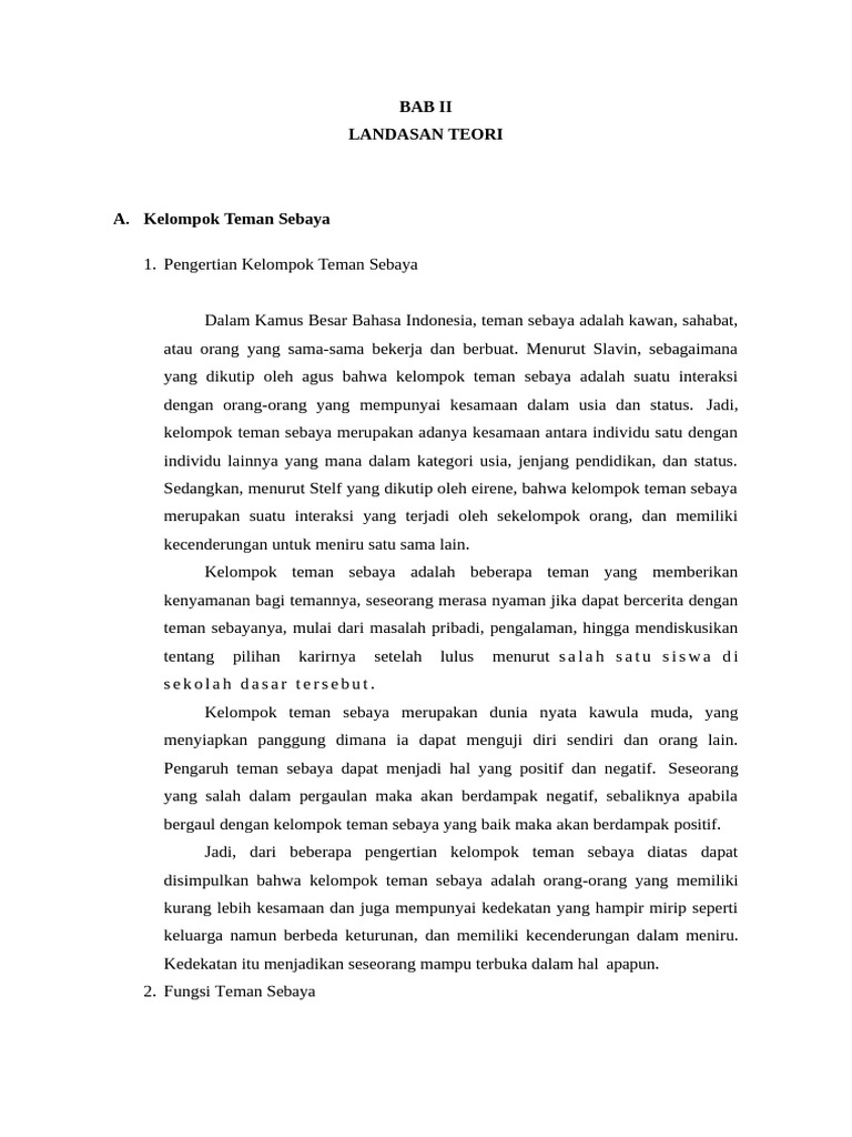 BAB II LANDASAN TEORI | PDF