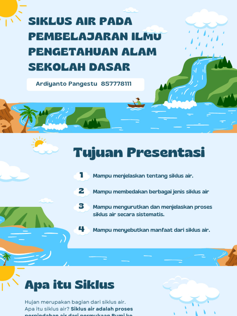 Presentasi Siklus Air Ardiyanto Pangestu - PPTX - 20250423 - 100657 - 0000 | PDF