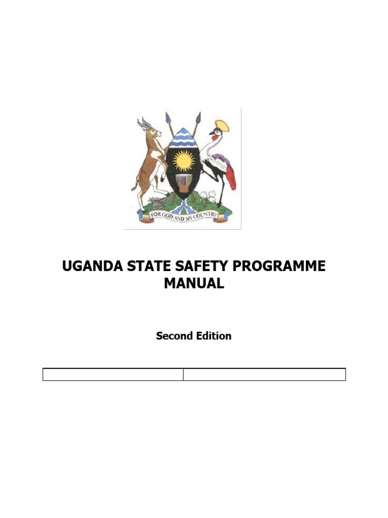 Uganda State Safety Programme Manual | PDF | Safety | Aviation ...