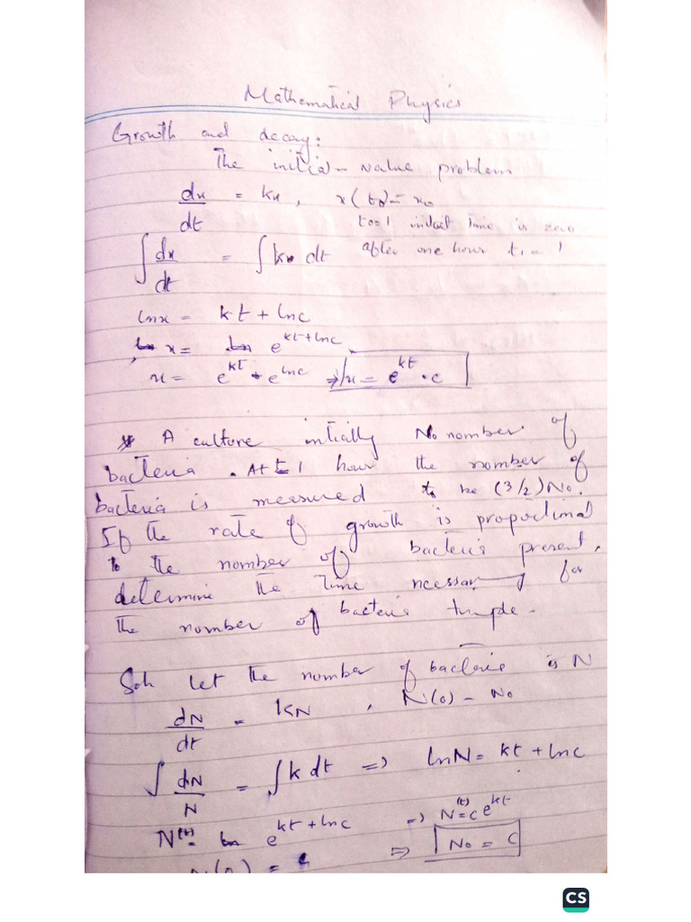 Mathematical Physics | PDF