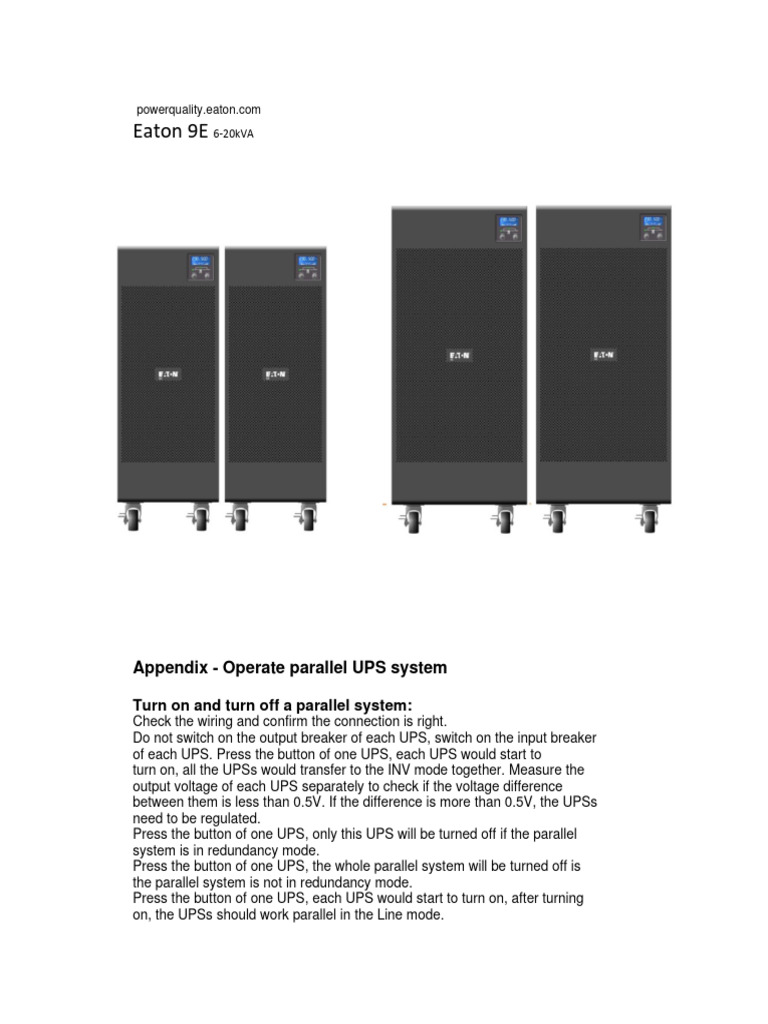 Appendix 9E Parallel Operation | PDF | Switch | Computer Engineering