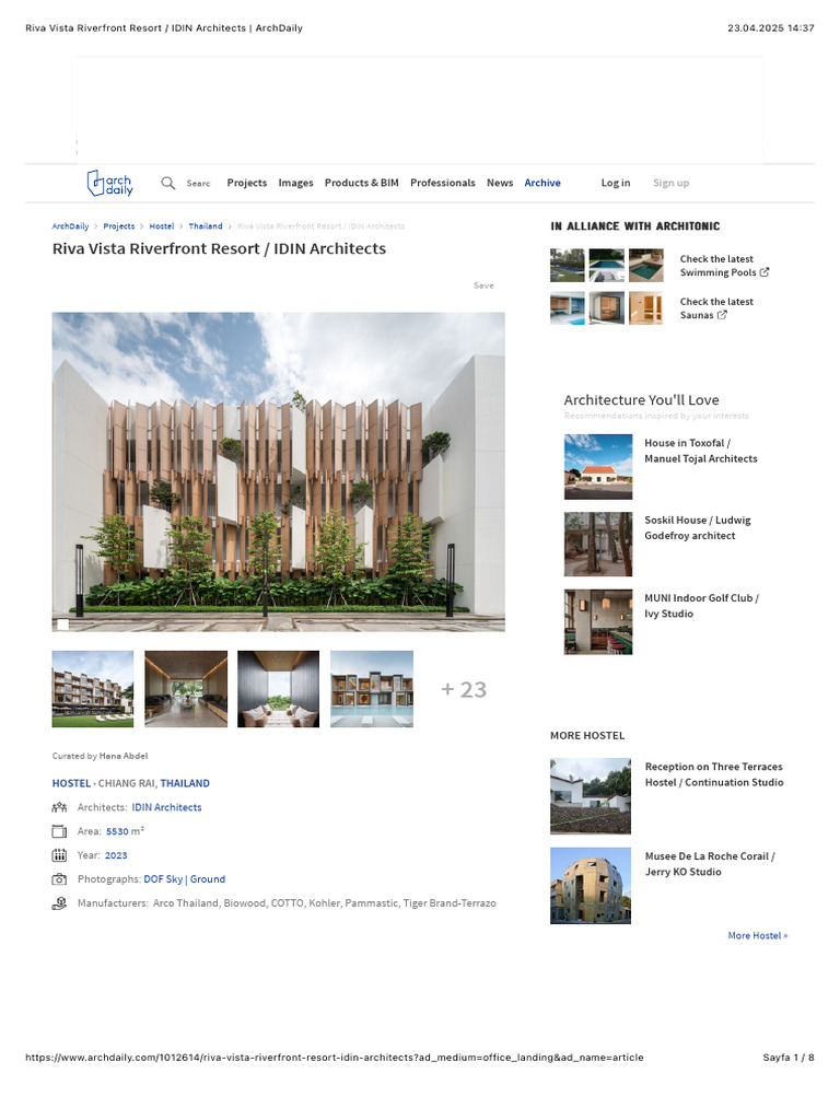 Riva Vista Riverfront Resort: IDIN Architects - ArchDaily | PDF ...