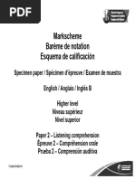 English B Listening Comprehension HL | PDF