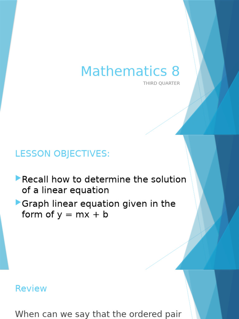 Understanding Linear Equations and Graphs | PDF | Equations | Applied ...