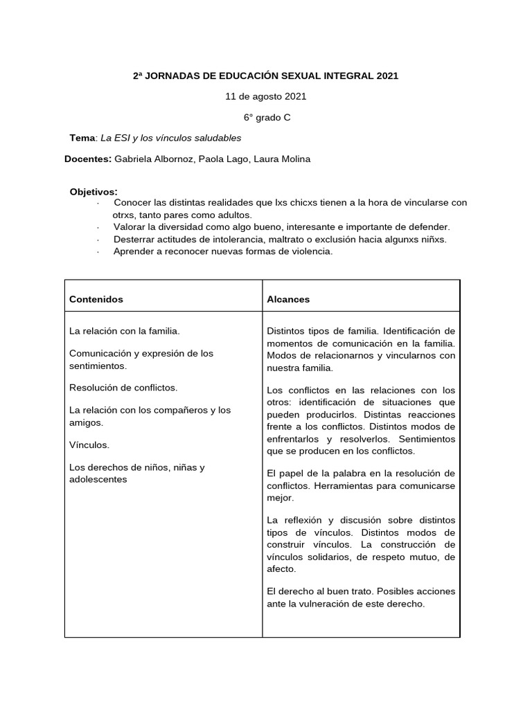 2 Jornada Esi 6 C | PDF | Enseñando
