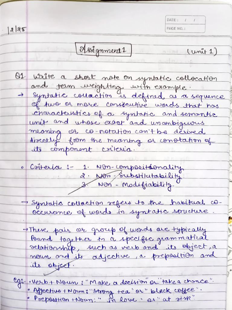NLP assignment | PDF