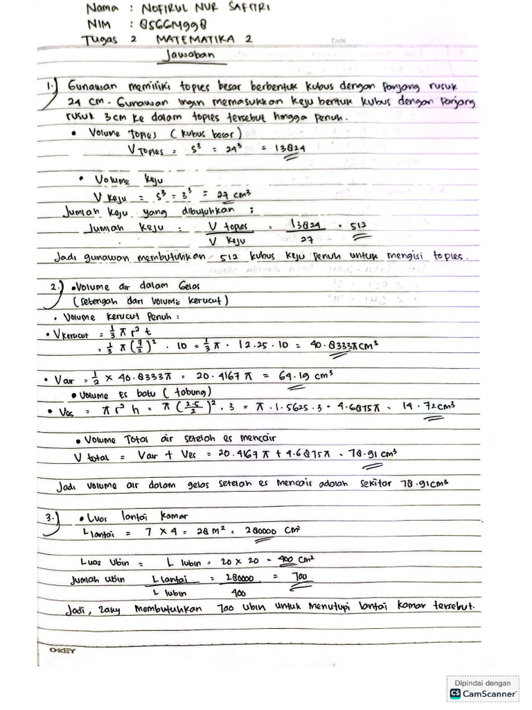 TMK 2 Matematika | PDF
