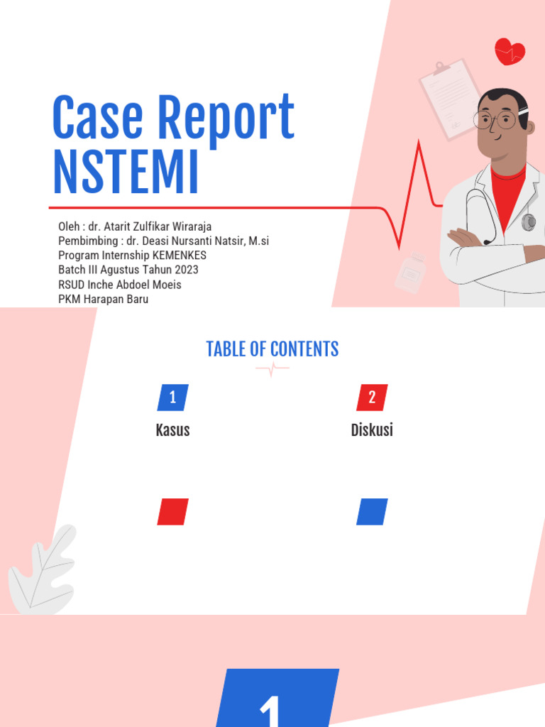 Nste-Acs Case Report | PDF