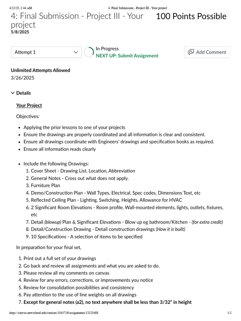 Final Submission Guidelines for Project III | PDF