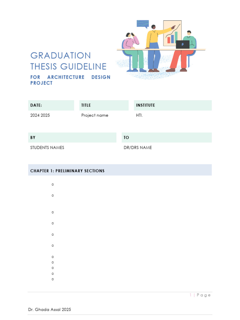 Architecture Thesis Guidelines 2025 | PDF | Sustainability | Innovation