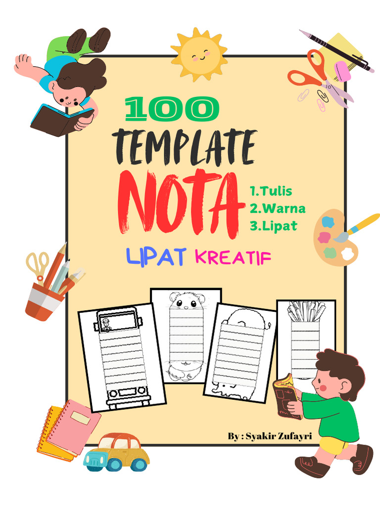 100 Template Nota Lipat Kreatif | PDF