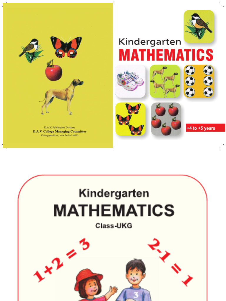 Kindergarten Mathematics UKG-final 2023 | PDF | Books | Curriculum