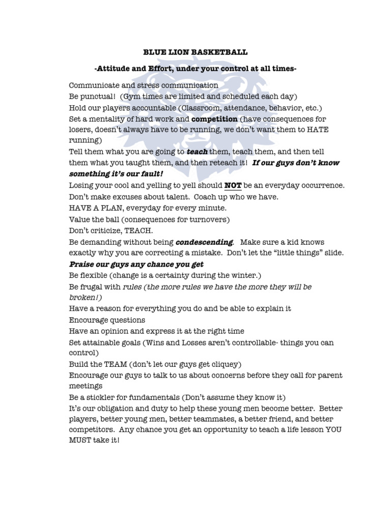 BLB Core Principles | PDF