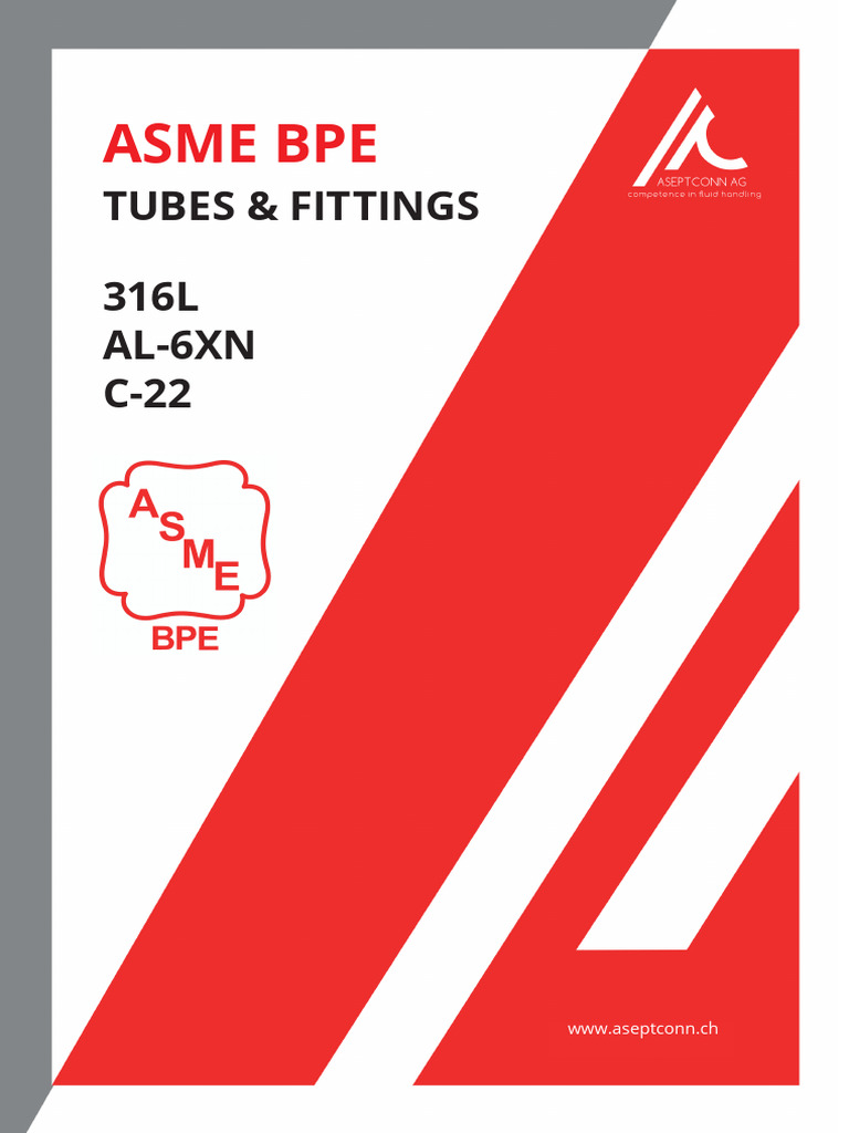 Asme Bpe Product Catalog Portrait | PDF | Stainless Steel | Secondary ...