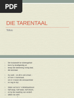 Die Tarentaal | PDF