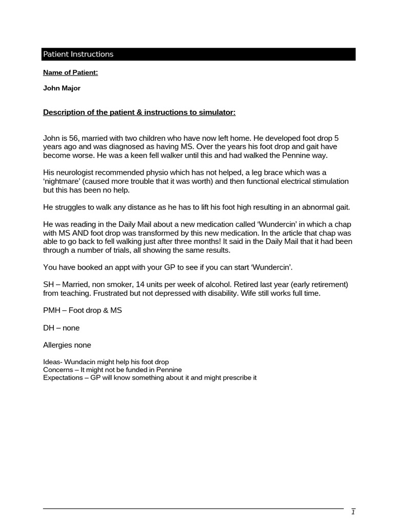 CSA Case Writing Wundercin Request 2020 | PDF | Health Care | Diseases ...