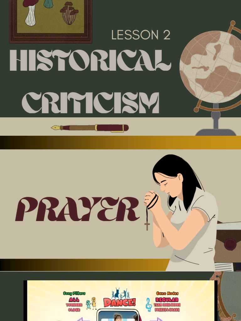 Lesson 2 Historical Criticism | PDF