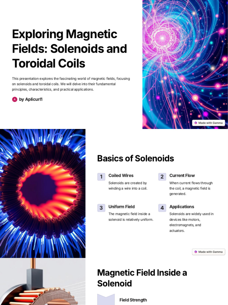 Exploring-Magnetic-Fields-Solenoids-and-Toroidal-Coils 2 | PDF | Inductor | Magnetic Field