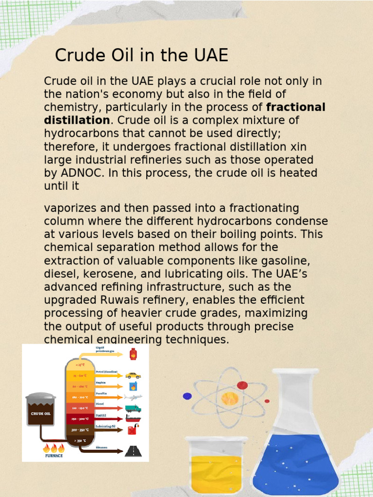 UAE Crude Oil: Fractional Distillation Insights | PDF