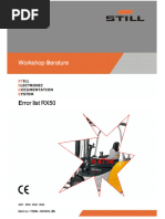BT Forklift Error Codes Guide | PDF | Sensor | Manufactured Goods