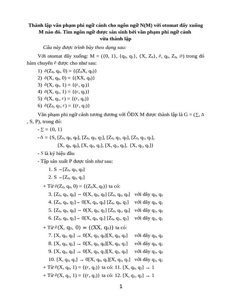 12.cach Trinh Bay Bai Lap VPPNC Sinh Ra Ngon Ngu N (M) Voi ODX M Nao Do | PDF