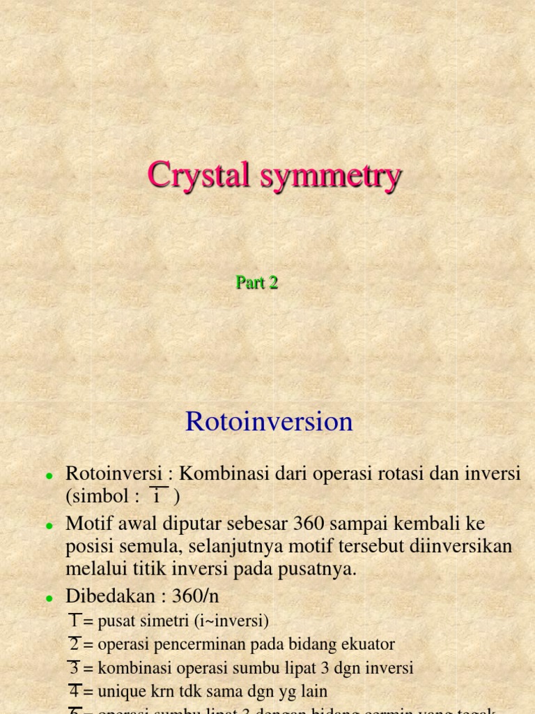 CH 05 Unsur Simetri-2 | PDF