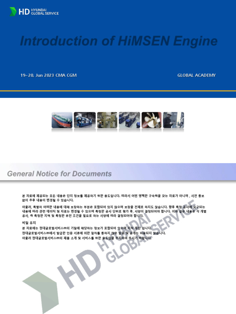 01 Introduction of HiMSEN LHB | PDF | Fuel Injection | Engines