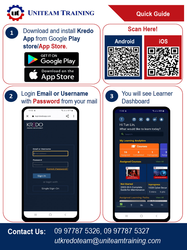 UT-Kredo App Quick Guide | PDF