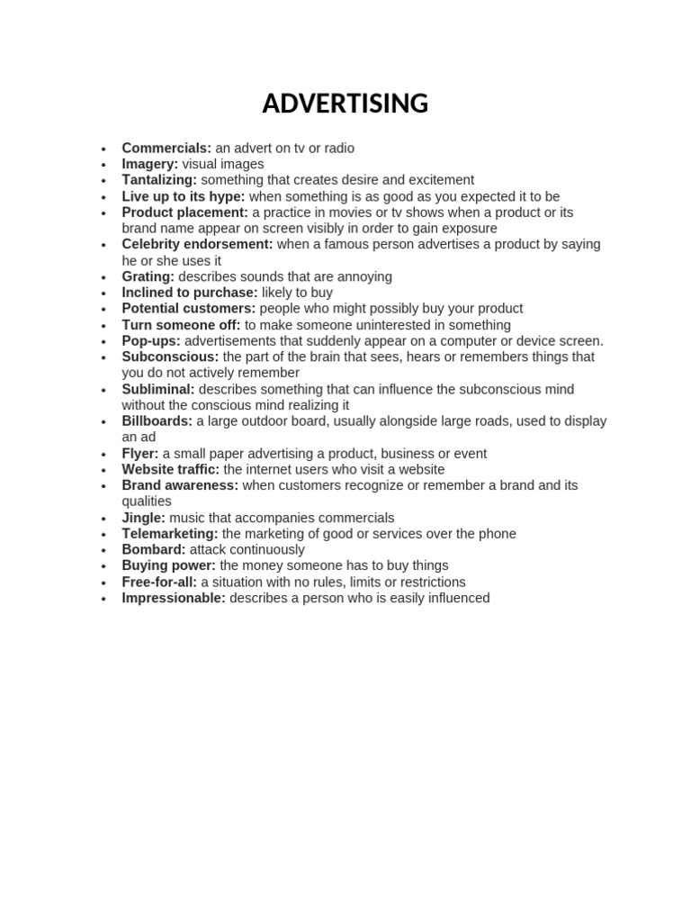 ADVERTISING | PDF