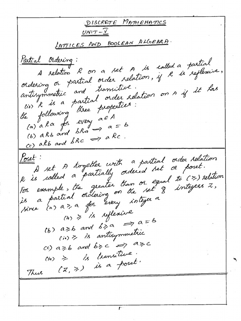 21MA1301 - DM - UNIT -V - Theory & Problem Solutions (1) | PDF