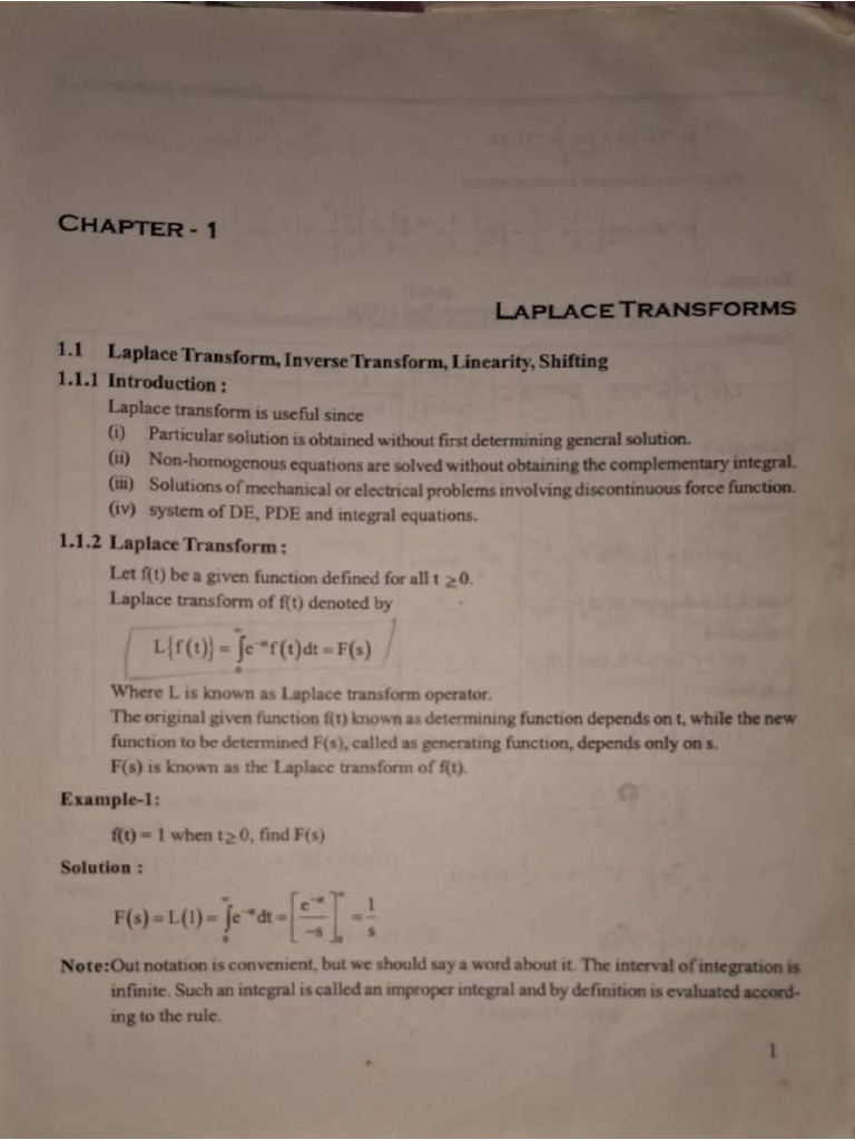 Laplace | PDF