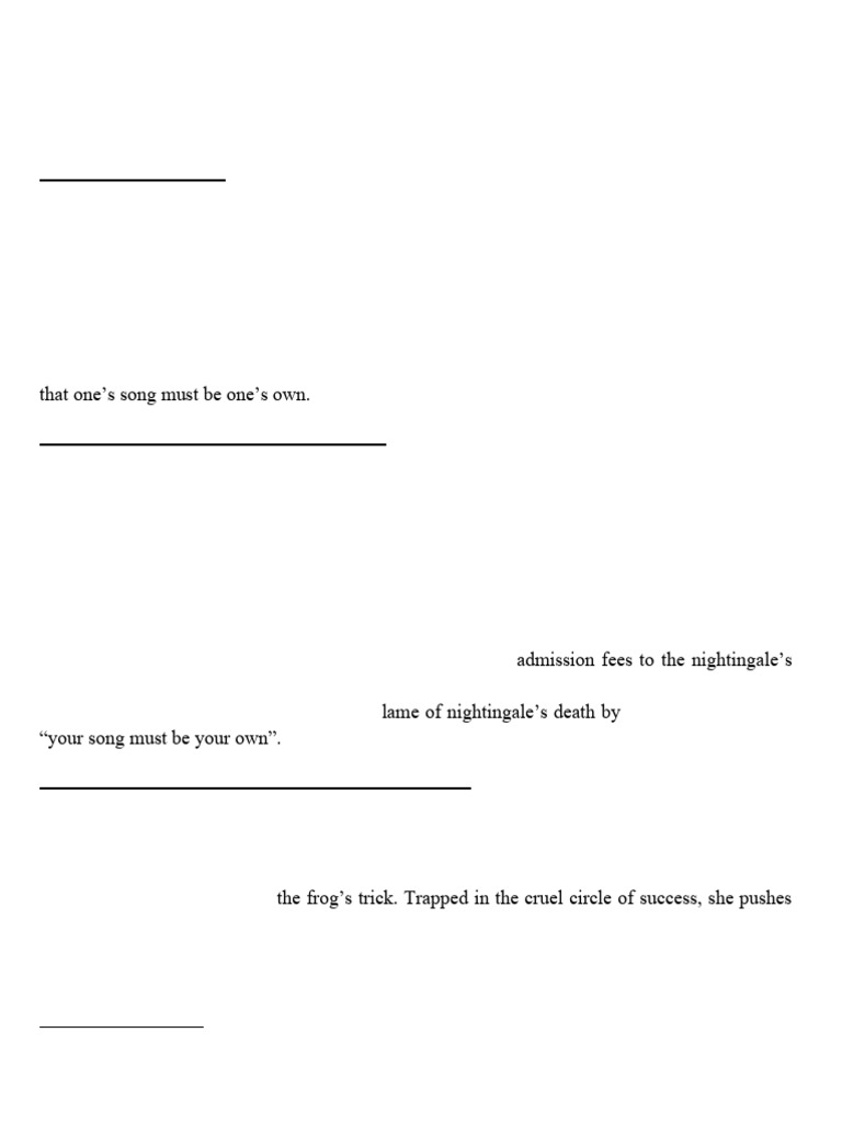 The Frog and The Nightingale X | PDF | Linguistics
