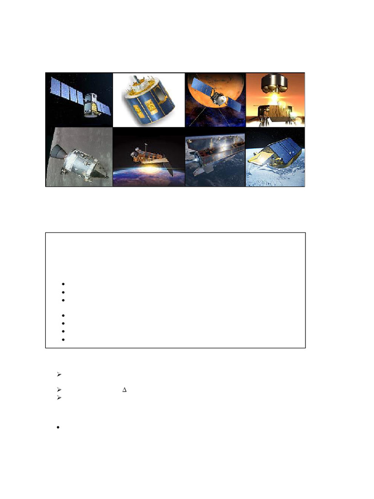 Part - Spacecraft (bus_platform) design and Sizing 2021 | PDF ...